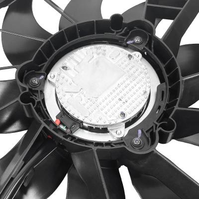 China Plastic Cooling Radiator Fan Assembly for Jeep Wrangler JL 2018-2022 Gladiator 68272755AB 68272755AD for sale