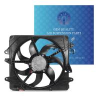 China Universal Level Cooling Radiator Fan Assembly For Jeep Wrangler 68211602ABD 2010-2017 for sale