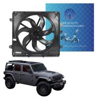 China Cooling Radiator Fan Assembly For Jeep Wrangler Cooling Fan Assembly 68211602ABD for sale