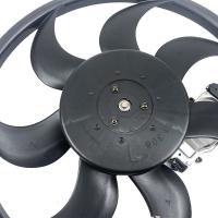 China Rubber Steel Aluminum Car Cooling Fan For Volkswagen Touareg 2008-2010 7L0959455G for sale