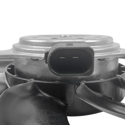 China OEM Rubber Steel Aluminum Car Cooling Fan Motor for Audi A4 S4 Q5 A5 A7 Macan for sale