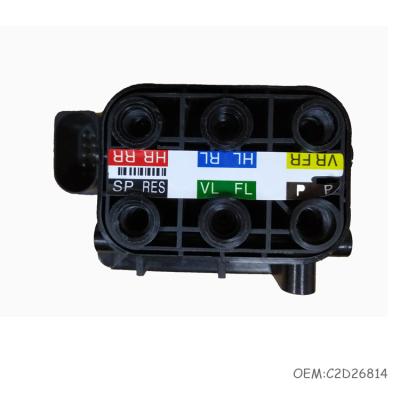 China Car Suspension System for Jaguar XJ X351 Air Suspension Valve Block C2D26814 for sale