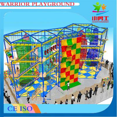 China Custom Outdoor Ropes Course Adventure Playground for Ages 3-16 with 36 Activity Pieces and CE Certification for sale