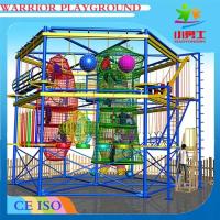 China Commercial Indoor Playground Ropes Course Equipment - 12-Piece Set with CE Certification for Ages 3-16 for sale