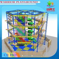 China Custom Adventure Playground Equipment Set for Ages 3-16 with CE Certification and 20 Safety Sets for sale