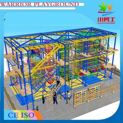 China Custom Indoor Adventure Ropes Course 32 Piece Set for Kids 3-16 Years CE Certified for sale