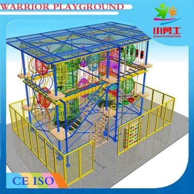 China Children Playground Outdoor Rope Nets Playground with Canopy for Parks 12 Pieces for sale