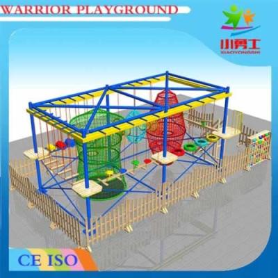 China Commercial Ropes Course Playground for Kids Ages 3-16 | 6-Piece Set with CE Certification and Custom Design Options for sale
