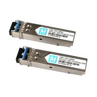 China Fiber Optic Transceivers 1.25G Duplex 1310nm LC Connector DDM 1000BASE MMF/SMF Pluggable SFP Transceiver for 2km Distance for sale