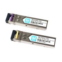 China 3.3V Fiber Optic Transceivers 155M BIDI 120km 1490nm/1550nm LC Connector DDM WDM Simplex Optical Module Transceiver SFP Module for sale