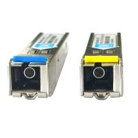 China SMF Fiber Type 2.5G BIDI 40km 1310nm/1550nm SC Connector DDM WDM Simplex Optical Module Transceiver SFP Module for sale