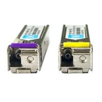 China 3.3V Fiber Optic Transceivers 155M BIDI 120km 1490nm/1550nm LC Connector DDM WDM Simplex Optical Module Transceiver SFP Module for sale