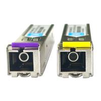 China Network POE Wavelength 1490nm/1550nm SC Connector DDM WDM Simplex Optical Module Transceiver SFP Module 2.5G BIDI 60km for sale