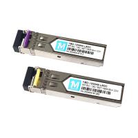 China 3.3V 1.25G BIDI 100km 1490nm/1550nm LC Connector DDM WDM Simplex Optical Module Transceiver SFP Module for sale