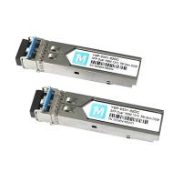 China SMF Fiber Optic Module Pluggable SFP Transceiver 155M Duplex 2km 1310nm LC Connector DDM 100BASE for sale
