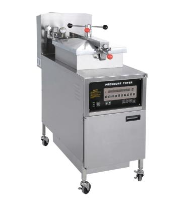 China PFE-600 Computer Panel Electric Pressure Fryer 13.5KW 25L Capacity with Auto Oil Filtration System for sale