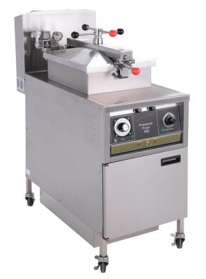 China PFE-500 Electric Commercial Pressure Fryer 25L Capacity 13.5kW with Auto Oil Filtration System for sale