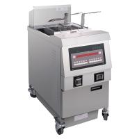China Gas Heating 220V Digital Computer Panel Deep Fryer - 25L Capacity, 50,000 BTU/H Efficiency with Auto Filtration System for sale