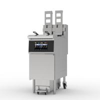 China 14.3kW Commercial Electric Open Fryer with Touchscreen Control 380V Three-Phase 11.6L Dual Capacity for sale