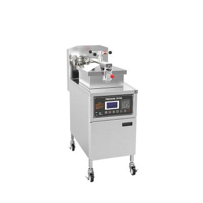 China PFE-600L Commercial Electric Chicken Pressure Fryer 25L Capacity 13.5KW with LCD Control & Auto Filtration System for sale
