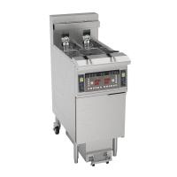 China OFE-213 Dual Pot Electric Fryer 13L×2 Capacity 7kW×2 Power with Auto Oil Filtration System for sale