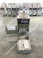 China PFG-600 Digital Computer Panel Gas Pressure Fryer 25L Capacity 50,000 BTU/H with Auto Oil Filtration for sale