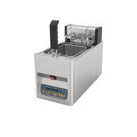 China 8L Table Top Automatic Lift Electric Deep Fryer 3KW 220V Digital Control Commercial Food Equipment for sale
