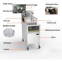 China PFG-500 50,000 BTU Gas Pressure Fryer with Auto Oil Filtration - 25L Capacity Commercial Chicken Fryer for sale
