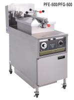 China PFG-500 50,000 BTU Gas Pressure Fryer with Auto Oil Filtration - 25L Capacity Commercial Chicken Fryer for sale