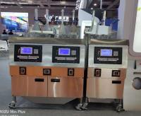 China OFG-H321L Automatic Gas Deep Fryer with 50,000 BTU Heating and 25L Capacity - Dual Basket Commercial Chip Fryer for sale