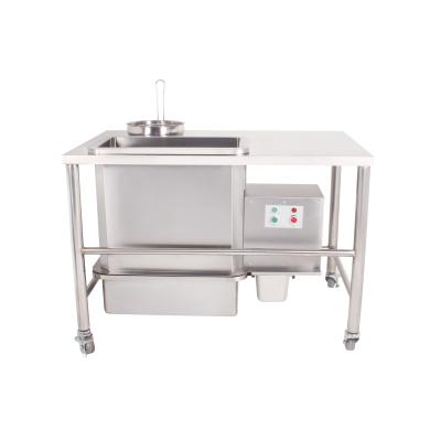 China Commercial Electric Chicken Breader Table 304 Stainless Steel Automatic Coating Machine for Food Preparation for sale