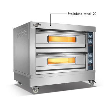China CE ISO Certified Electric Gas Deck Oven 2-3 Layers 180-260°C for Commercial Bakery Pizza Bread Baking for sale