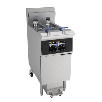 China OFE-213L 14.3kw Power Touchscreen Smart Panel  Electric Open Chips Fryer Machine for sale