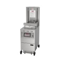 China CNIX-H1800E Electric 12KW 380V 28L Pressure Fryer with Auto Oil Filtration System for sale