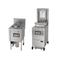 China CNIX-1800E Electric 12KW 380V 28L Pressure Fryer with Auto Oil Filtration System for sale