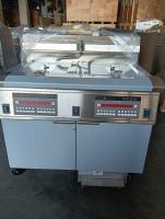 China OFG-226 Two Pot Two Big Basket Big Capacity Digital Computer Panel Gas Chips Open Fryer for sale