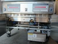 China OFG-226 Two Pot Two Big Basket Big Capacity Digital Computer Panel Gas Chips Open Fryer for sale