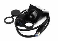 China 2M Car Dash Mount Usb Data Cable / USB 3.0 Transfer Cable Water Resistant for sale