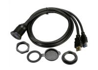 China Precision USB3.0 and HDMI Extension Cable Insulation PVC Jacket ABS Bracket Designed For Car for sale