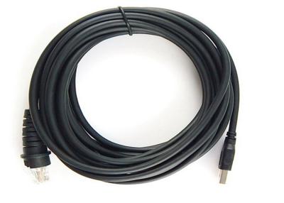 China High Speed Gray Honeywell Scanner USB Cable / Data Transfer Cable PVC Jacket for sale