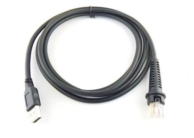 China Precision Coiled RJ48 10p10c Barcode Scanner USB Cable For Honeywell YJ4600 for sale