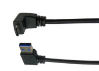 China Smarter Right Angle usb 3.1 type c braid Cable Compatible With 15 Different Style Macbook for sale