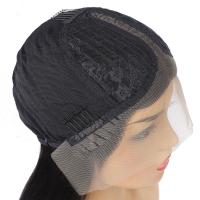 China Lace Wigs 100% Virgin Human Hair T-part Lace with Swiss Lace Base Material and Full Cuticle for sale