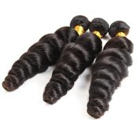 China Direct Supply of 1B Color Brazilian Human Hair Weave Bundles at Affordable for sale