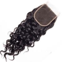 China Human Hair Extension 4x4 Glueless Lace Closure Short Loose Wave Wig Remy Hair Grade for sale
