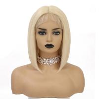 China Affordable Brazilian Hair Bob Wig Durable Short 613 Wigs with Baby Hair for sale