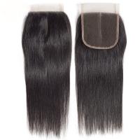 China 4x4 Lace Closure Wig 8A Straight Lace Human Hair Extension for Durable and Stylish Look for sale