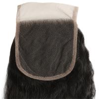 China Shedding-Free Remy Hair Kinky Straight Lace Closure for Straight Kinky Hair Extensions for sale