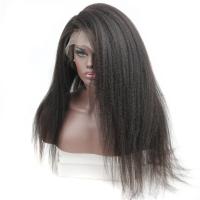 China Top Hair Lace Front Kinky Straight Human Hair Wigs 360 Full Lace Wig for sale