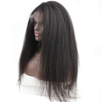 China Top Hair Lace Front Kinky Straight Human Hair Wigs 360 Full Lace Wig for sale